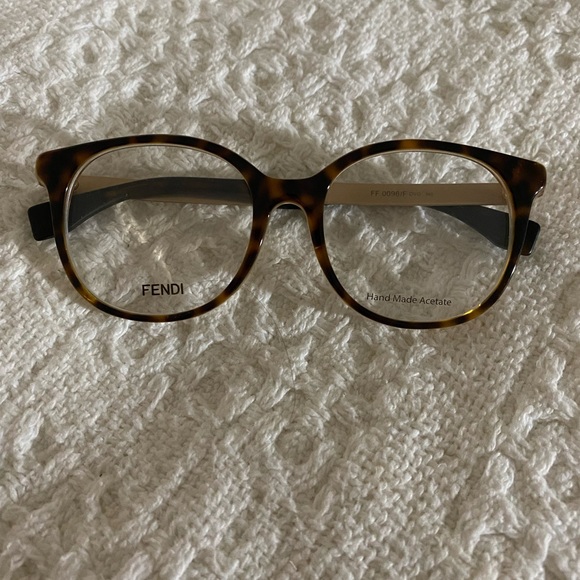Fendi | Accessories | Fendi Ff 096f Eyeglasses Havana Tortoise Italy | Poshmark